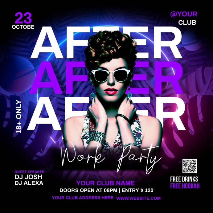 Copy of after work party flyer | PosterMyWall