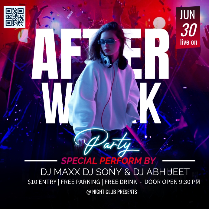 Plantilla de After Work Party flyer | PosterMyWall