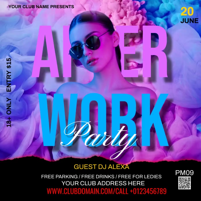 after work party flyer Template | PosterMyWall