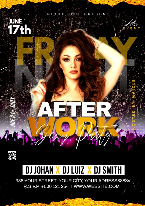 Copy of after work party flyer | PosterMyWall