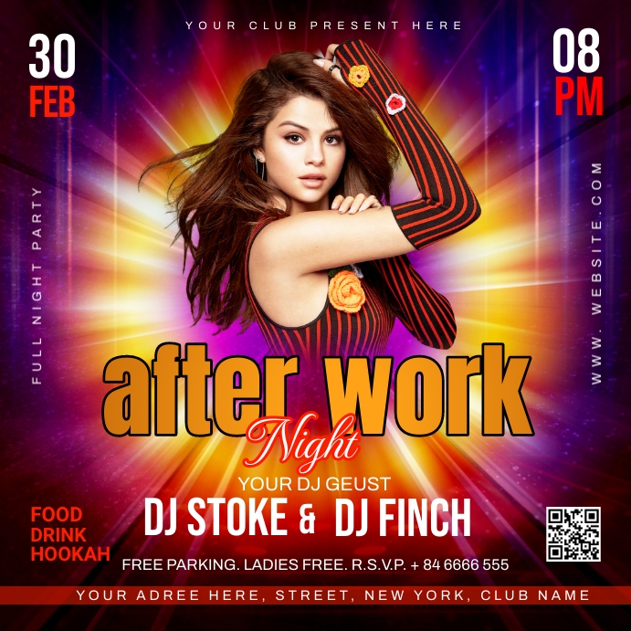after work party flyer Template | PosterMyWall
