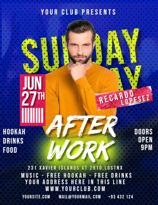 Plantilla de After Work Party Flyer | PosterMyWall