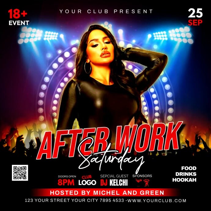Plantilla de After Work Party Flyer | PosterMyWall