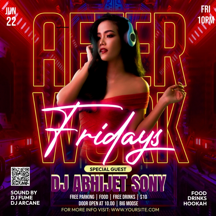 after work party flyer Template | PosterMyWall