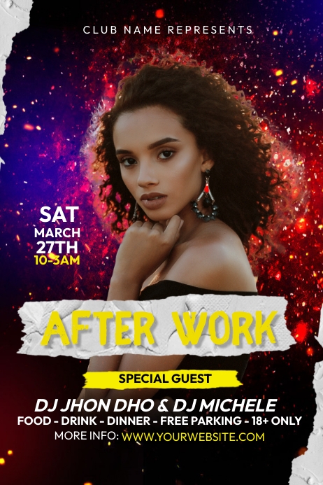 Modèle Dépliant pour Une Fête de Travail | PosterMyWall