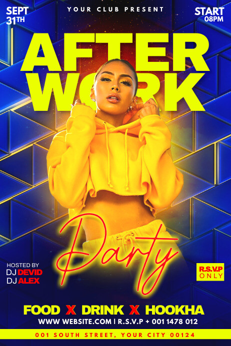 after work party flyer Template | PosterMyWall