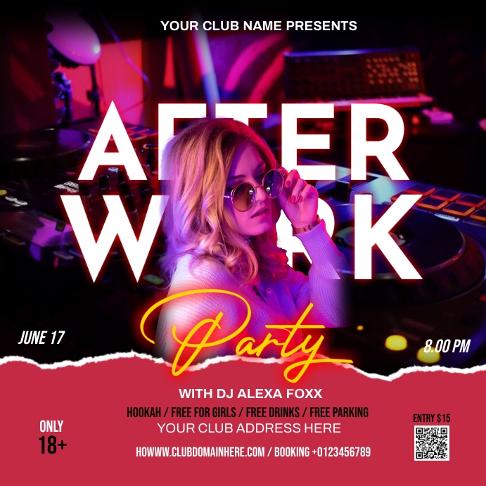 Plantilla de after work party flyer | PosterMyWall