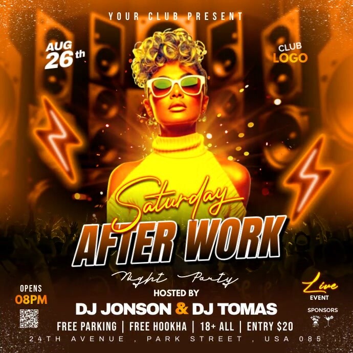 after work party flyer Template | PosterMyWall