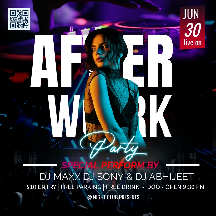 Plantilla de After Work Party flyer | PosterMyWall