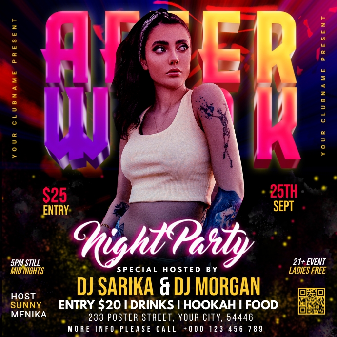 after work party flyer Template | PosterMyWall