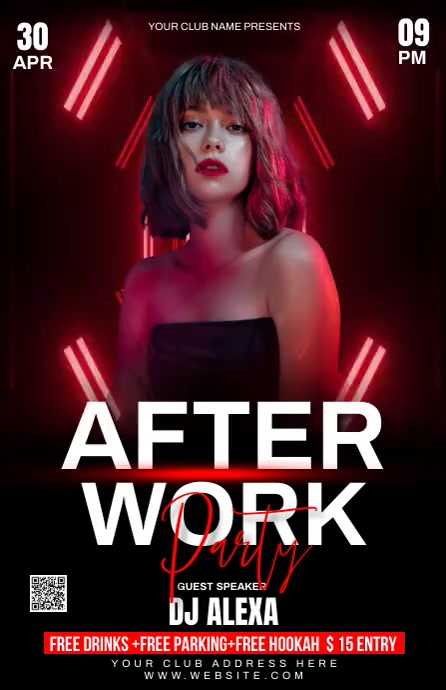 after work party flyer Template | PosterMyWall