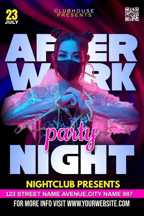 Plantilla de After Work Party Night | PosterMyWall