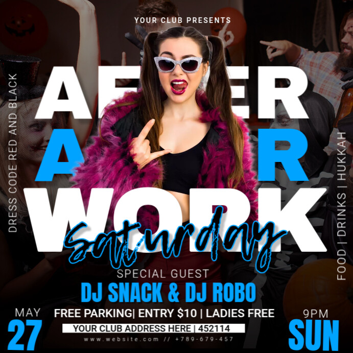 After work party template/ladies night | PosterMyWall