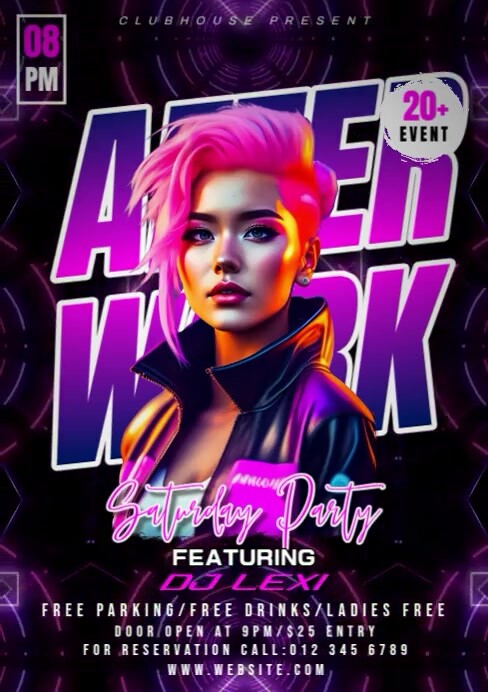 After Work Party Video Ads Template | PosterMyWall