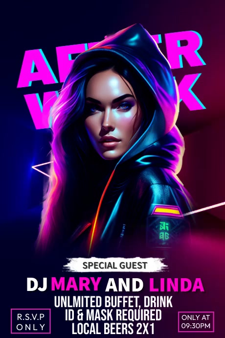 After Work Party Video Template | PosterMyWall