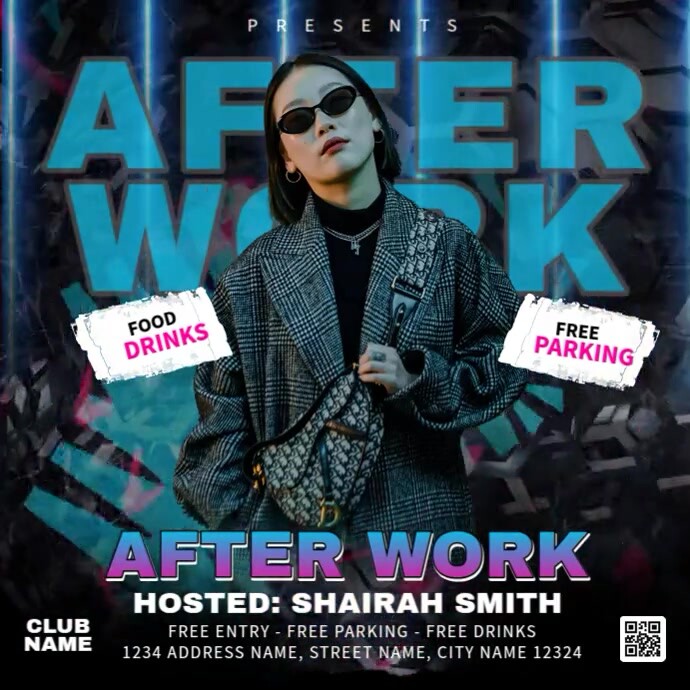 Plantilla de After Work Party Video | PosterMyWall