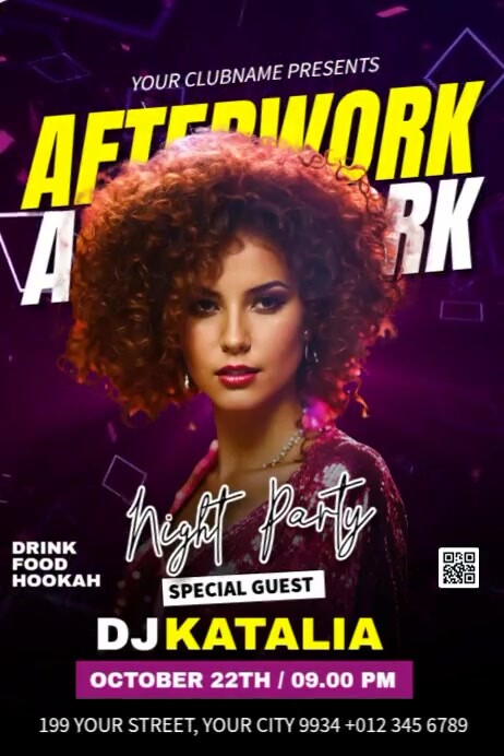 Plantilla de After Work Party Video | PosterMyWall