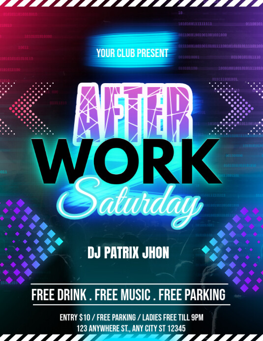 Copy of after work saturday | PosterMyWall