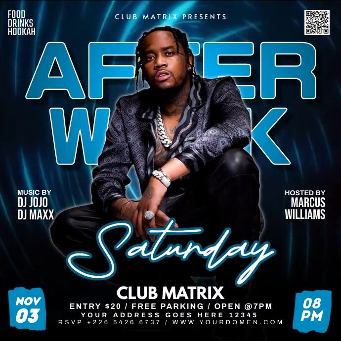 After work saturday Template | PosterMyWall