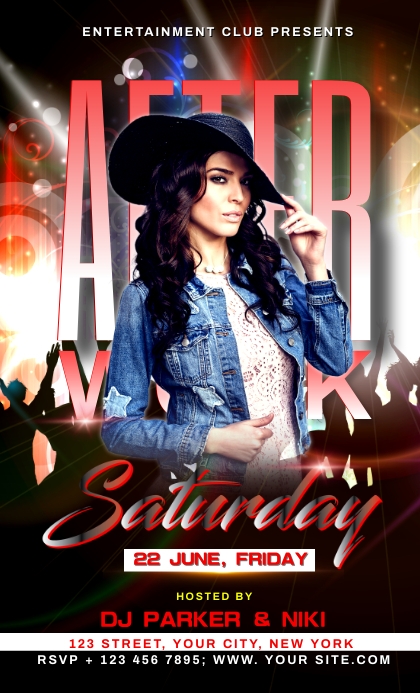 Copy of AFTER WORK SATURDAY | PosterMyWall