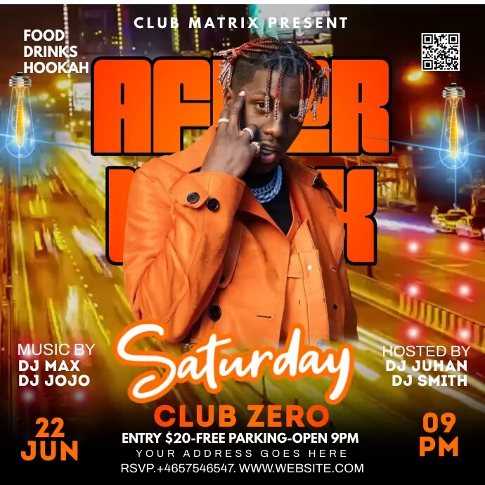 Copy of after work saturday | PosterMyWall