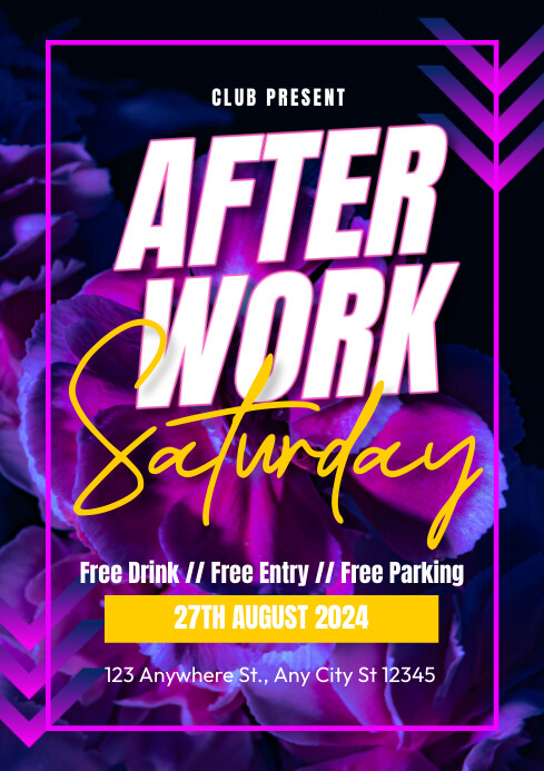 after work saturday Template | PosterMyWall