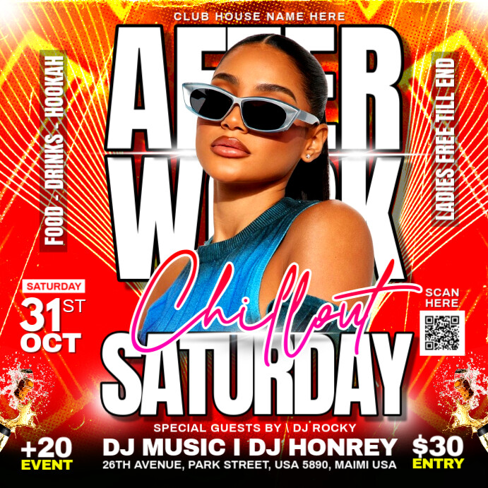 Copy of AFTER WORK SATURDAY | PosterMyWall