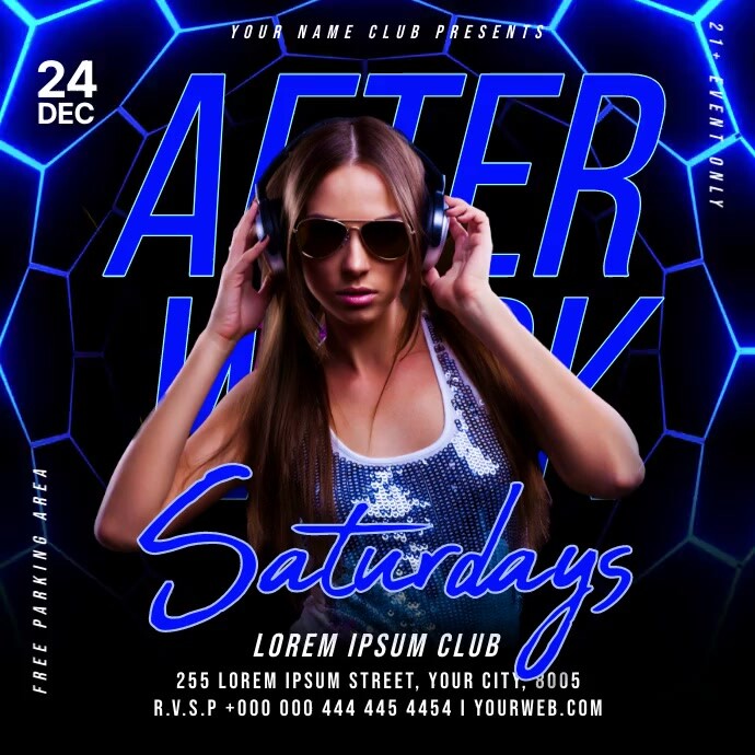 Copy of After Work Saturday Night | PosterMyWall