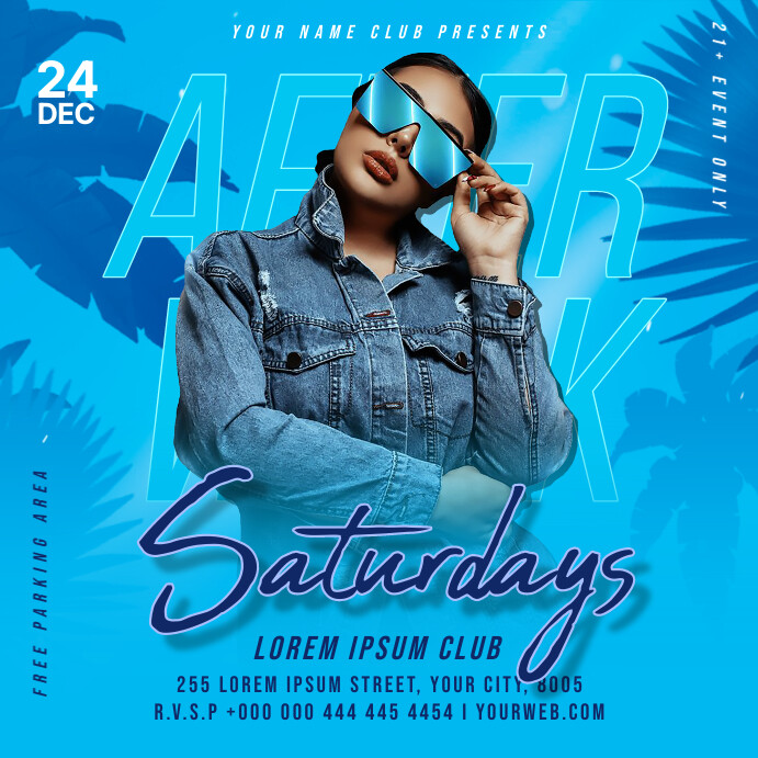 Copy of After Work Saturday Night | PosterMyWall