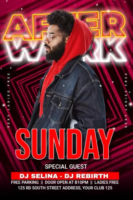Modèle After Work Sunday Party | PosterMyWall