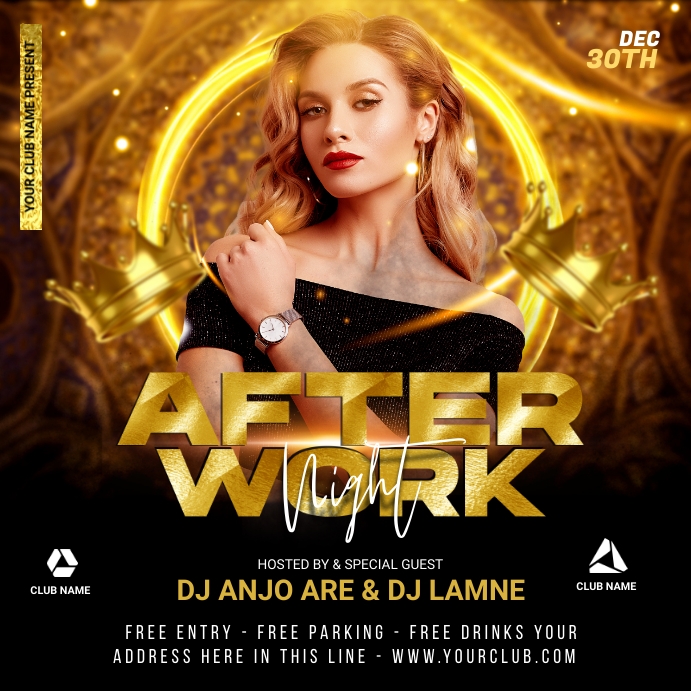 After Work template | PosterMyWall