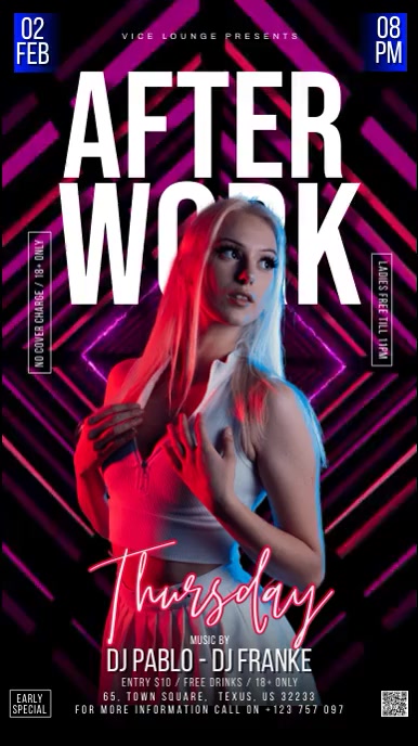 After work Thursday Template | PosterMyWall