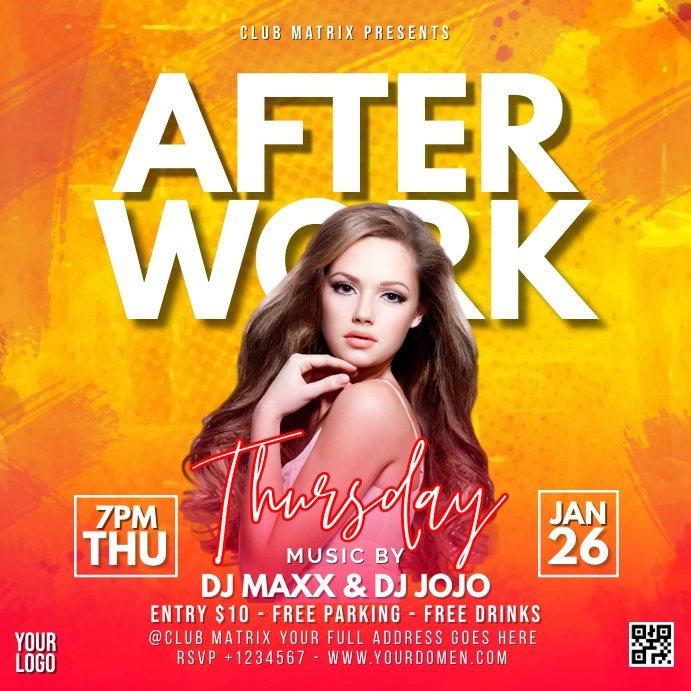 After work Thursday Template | PosterMyWall