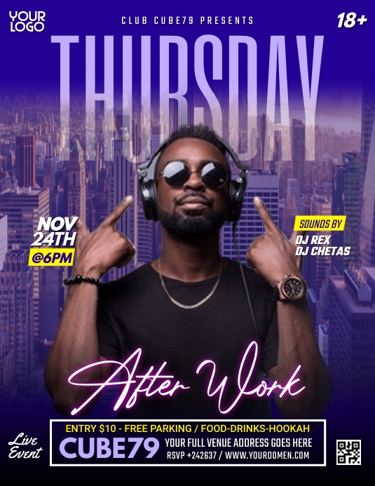 After work Thursday Template | PosterMyWall