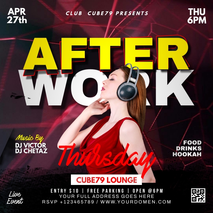 After work Thursday Template | PosterMyWall