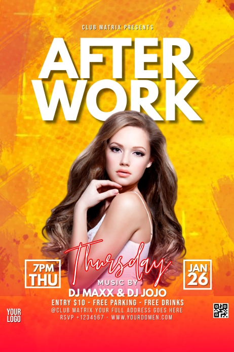 After work Thursday Template | PosterMyWall