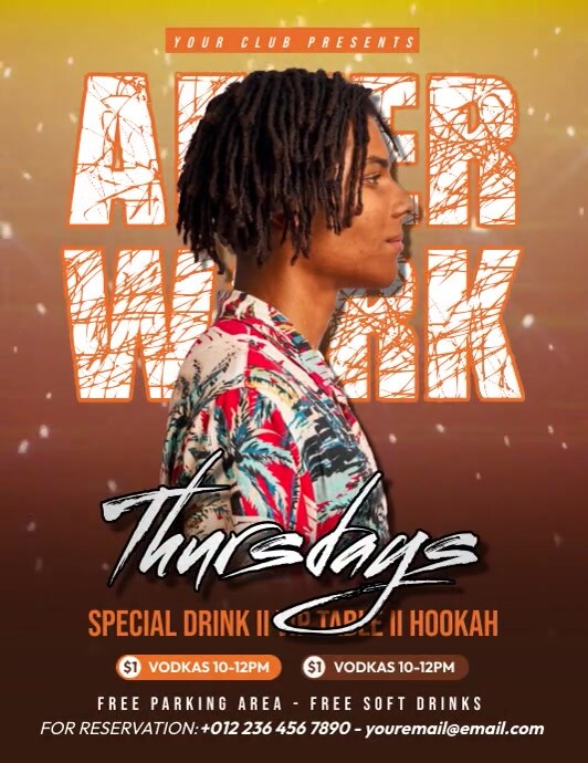 After Work Thursday Party Template | PosterMyWall