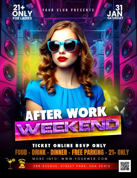 Copy of after work weekend party | PosterMyWall