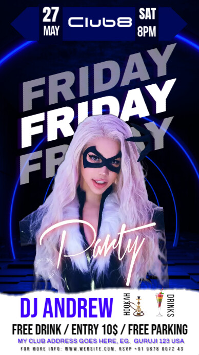 afterwork night banner Template | PosterMyWall