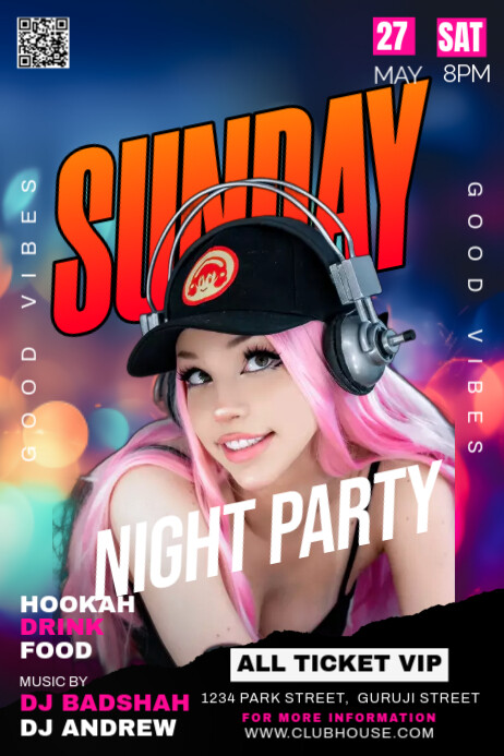 afterwork night banner Template | PosterMyWall