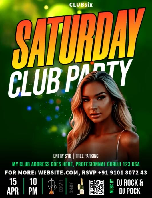 Plantilla de afterwork night banner | PosterMyWall