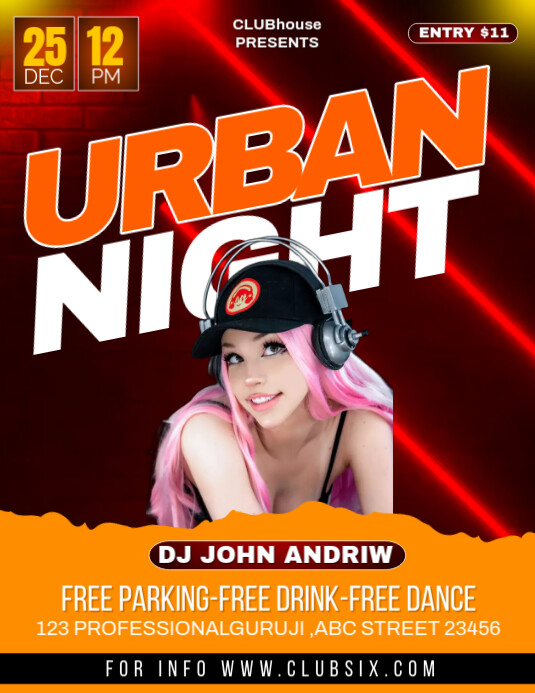 afterwork night banner Template | PosterMyWall