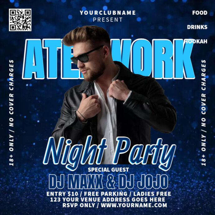 Afterwork Night Party Template | PosterMyWall
