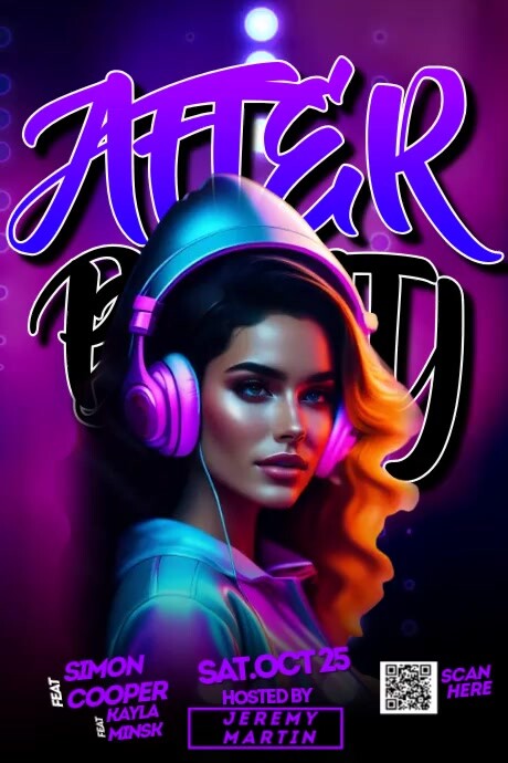 Afterwork Night Party Template | PosterMyWall