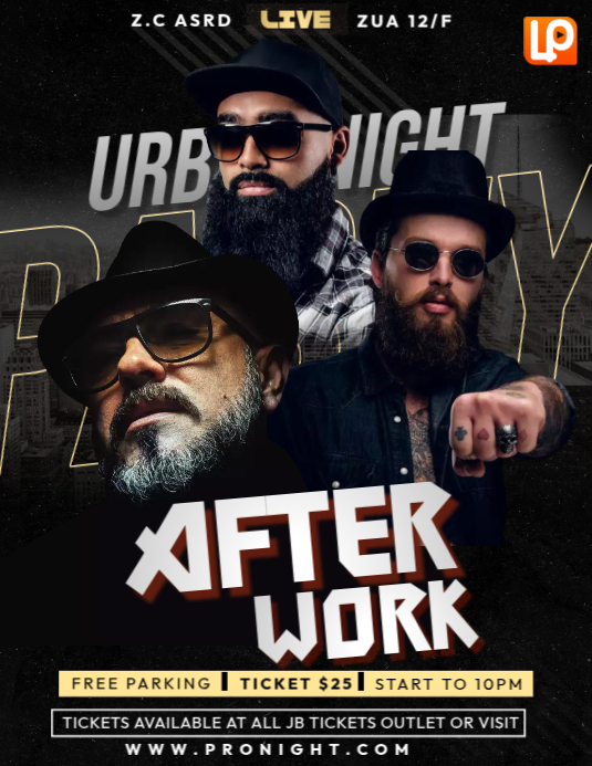 Afterwork Night Party Template | PosterMyWall