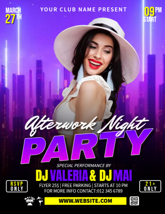 Plantilla de Afterwork Party | PosterMyWall