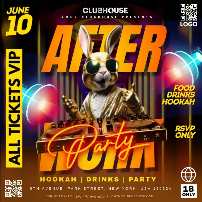 AFTERWORK PARTY Template | PosterMyWall