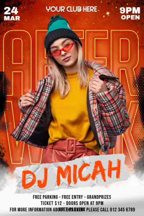 AfterWork Party Poster Ads Template | PosterMyWall