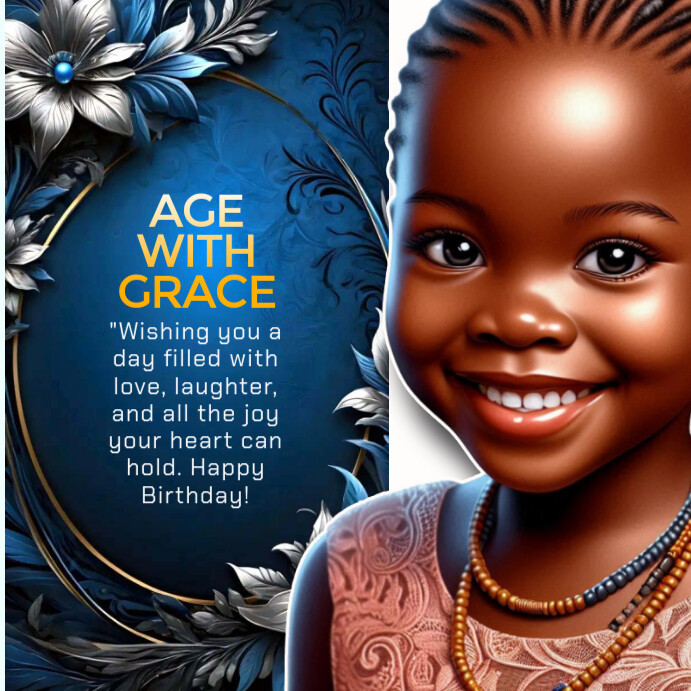 Copy of Age with grace | PosterMyWall