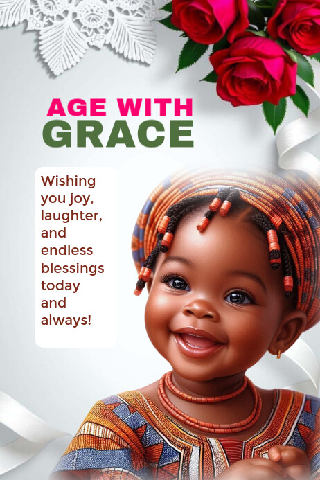 Age with grace Template | PosterMyWall